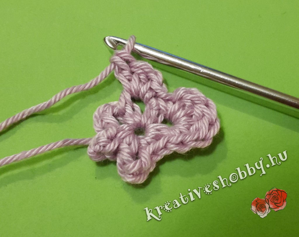 Horgolt virágok 1.: különleges dupla virág - Kreatív+Hobby Alkotóműhely