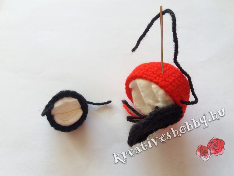 Horgolt katicabogár (amigurumi) - Kreatív+Hobby Alkotóműhely