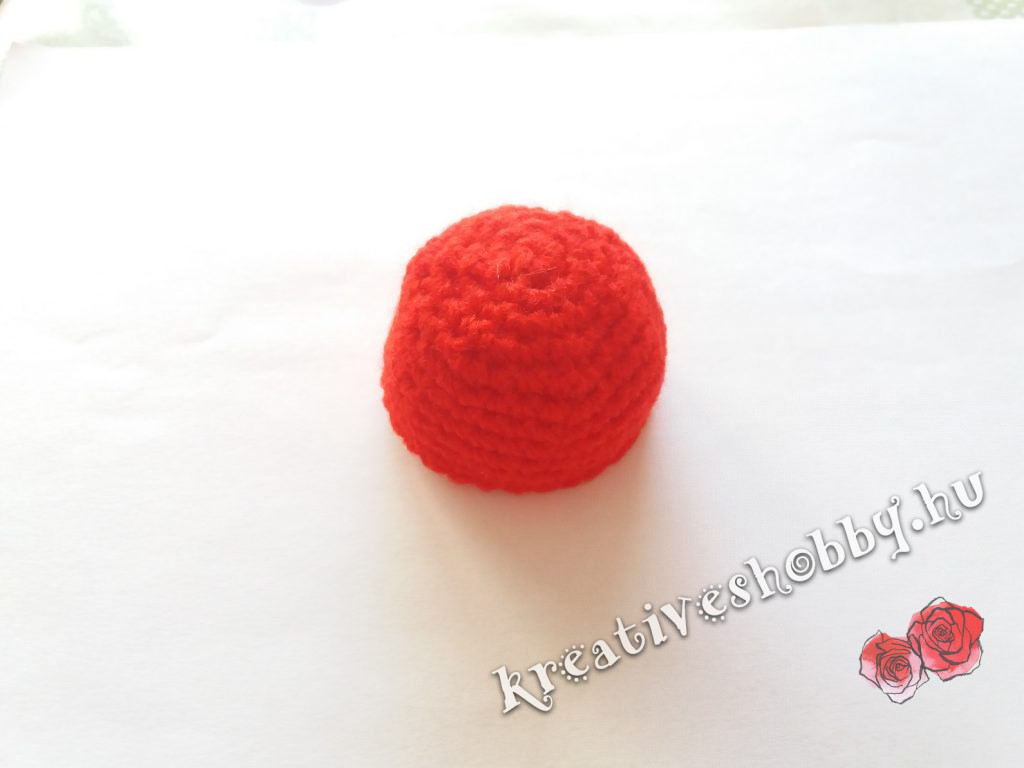 Horgolt katicabogár (amigurumi) - Kreatív+Hobby Alkotóműhely