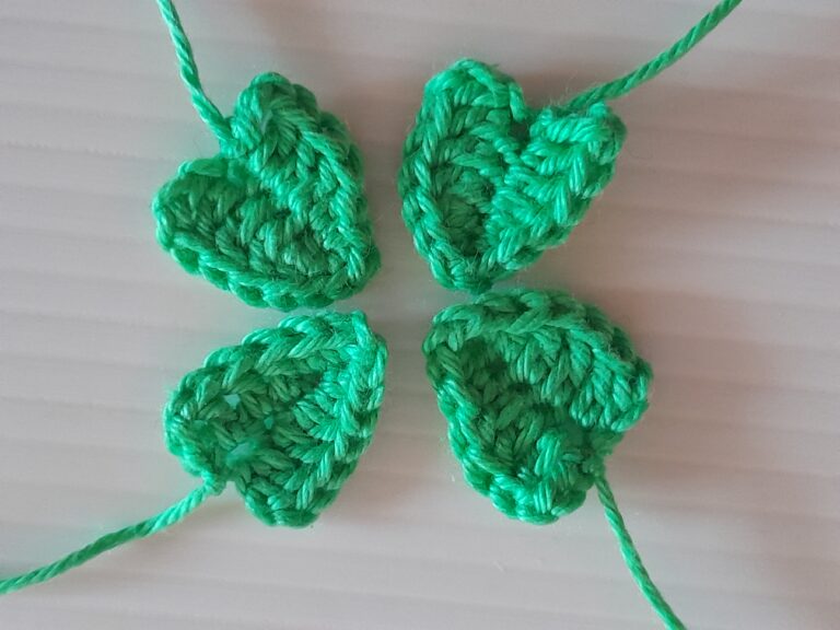 Horgolt négylevelű lóhere - Kreatív+Hobby Alkotóműhely